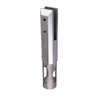 Cina Satin Finish Stainless Steel Frameless Glass Pool Fence Spigot Stainless Steel Glass Spigot Glass Balustrade Spigot in vendita