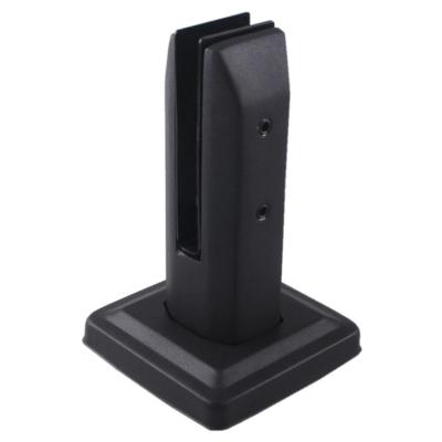 Cina Black Square Swimming Pool Frameless Glass Spigot Stainless Steel Spigot Clamp Glass Balustrade Spigots in vendita