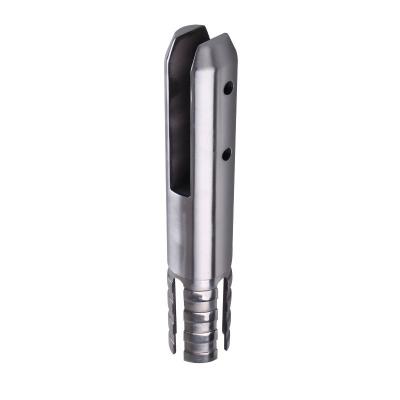 Cina In Stock Stainless 316 2205 Square Frameless Glass Spigot Balustrade Glass Railing in vendita