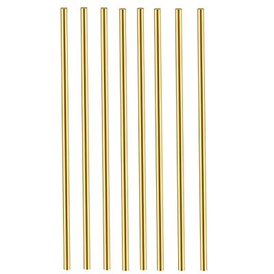 中国 10mm 12mm Round Copper Rod Railing Fence Bar Customize Size Round Brass Bar 販売のため
