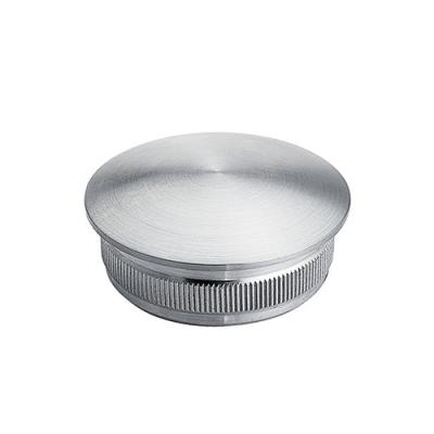 China Staircase Handrail Tubing Pipe Plug 304 316 Stainless Steel End Cap Handrail Cover Round End Cap en venta