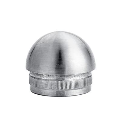 China 316 304 Inox Handrail Tube Plug Fittings Stainless Steel End Cap Base Post Cover Decorative Stainless Steel Cap en venta