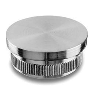 China Handrail Tube Cover 304 316 Stainless Steel Pipe Cover Decorative Stainless Steel Cap Round End Cap en venta