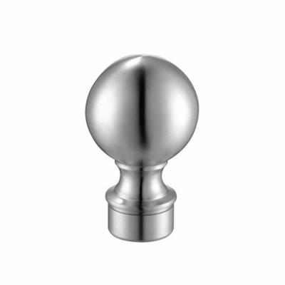 China Mono Railing Round Plug Stainless Steel Round Steel Tubing Handrail End Cap Railing Decorative en venta