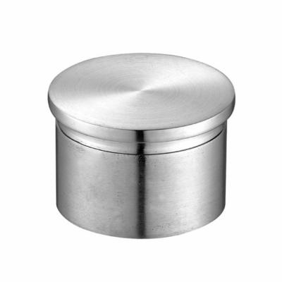China Factory Customized Balustrade Stainless Steel Round Pipe End Cover en venta