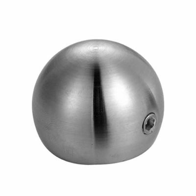 China High Quality 304 316 Stainless Steel Railing Accessories Surface Balustrade Fittings End Cover For Railing en venta