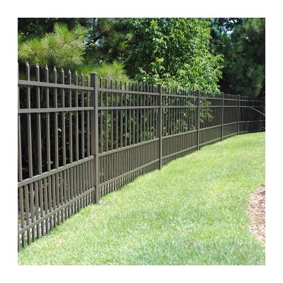 Cina Galvanized Wrought Iron Metal Guardrail Garden Picket Wrought Iron Fence Panels in vendita