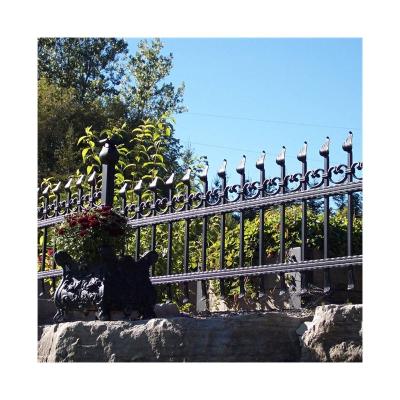 Cina Decorative Low Price High Quality Iso9001 Cheap Wrought Iron Fence Customize Metal Steel Fence in vendita