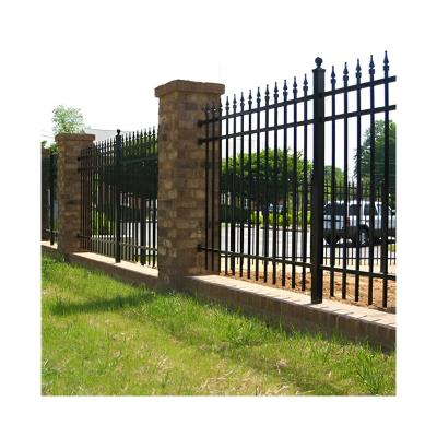 Cina New Design Cheap Wrought Iron Fence Panel Aluminum Metal Picket Ornamental Fence in vendita