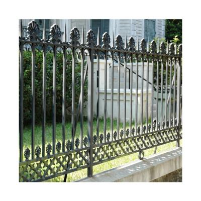Cina Garden Decoration Balcony Wpc Privacy Fence Profile Louver Frame Bar Metal Aluminum Surface Treatment Wrought Iron Garden Fence in vendita