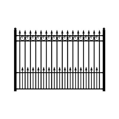 Cina Decorative Manufacturer Modern High Quality Wholesale Aluminum Steel Picket Fence Wrought Iron Fence Panels in vendita