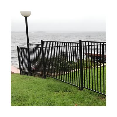 Cina Grill Picket Fence Design High Security Picket Anti Climb Fence Q235 Steels Wrought Iron Small Garden Fence E-Coat Powder Coated in vendita