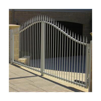 Cina Hot Dip Galvanized Garden Gate Decorative Gate Wrought Iron Aluminum Garden Gate in vendita