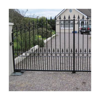 中国 Galvanized Steel Horse Design Driveway Gates 20Ft, 18Ft, 16Ft, 14Ft,12Ft Factory Direct Sales Driveway Steel Gate 販売のため