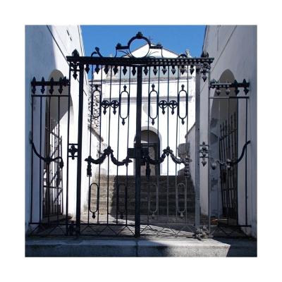 中国 20Ft Factory Direct Sales Driveway Powder Coated Galvanized Steel Gate 販売のため