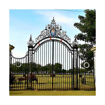 中国 Metal Galvanized House Gate High Quality Wrought Iron Gate Design Wrought Iron Garden Gate 販売のため