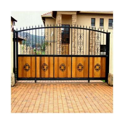 Cina Large Wholesale Ornamental House Wrought Iron Main Gate Designs Simple For Hot Sale Igl-06 in vendita