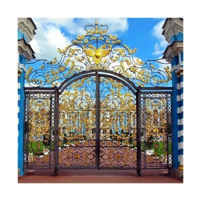 Cina Luxury Residential Wrought Iron Gate Designs/Models/Wrought Iron Main Gates in vendita