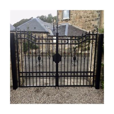 Cina Modern Design Arch Garden Steel Doors Wrought Iron Villa Gate For Sale in vendita