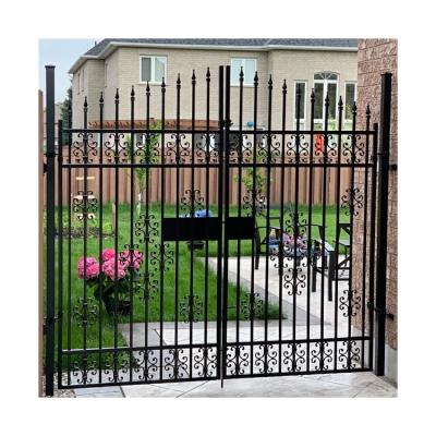 Cina New Design Decorative Wrought Iron Gate Ornaments / Driveway Gates in vendita