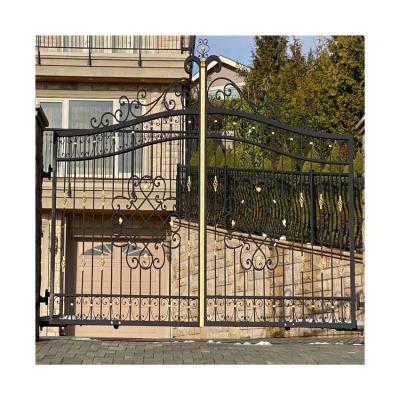 China Driveway Sliding Gates Corten Steel Driveway Gate Metal Iron Gate Laser Cut Main Gate Designs en venta