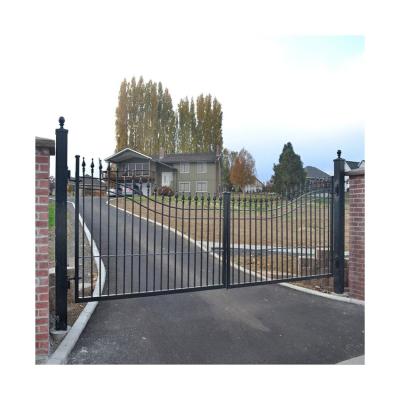 China Powder Coated Outdoor House Gates Privacy Aluminum Sliding Gate en venta