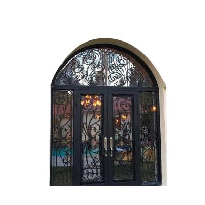 Cina Best European Styles For Steel Door With Glass, Wrought Iron French Doors, Modern Exterior Doors in vendita