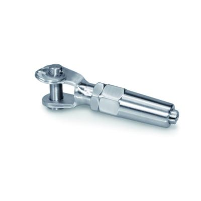 中国 Cable Railing 304 316 Stainless Steel Swageless Cable Receiver Terminal Fitting With Jaw 販売のため