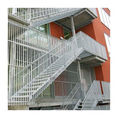 中国 Safeguard stair prefabricated steel steel straight staircase 販売のため