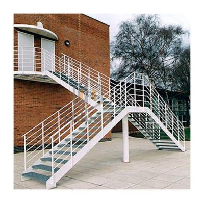 中国 Luxury residential stairs indoor carbon steel structure mild steel central stringer staircase 販売のため