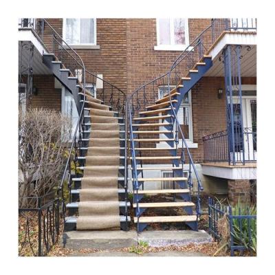 Cina Antique design style stairs industrial cable railing steel steel spines staircase in vendita