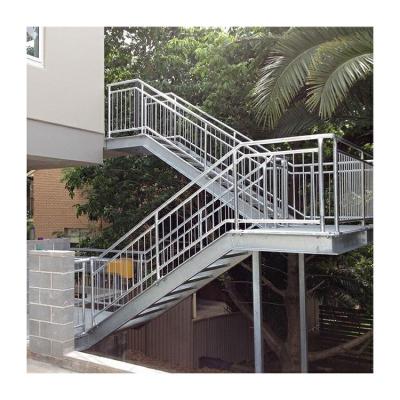 Cina Double cantilevered stairs indoor stainless steel u shape steel staircase in vendita