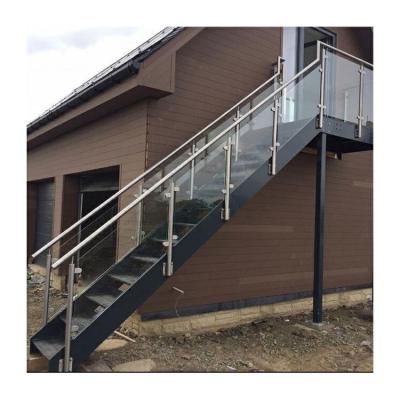 Cina Australia indoor stairs carbon steel interior prefabricated metal staircase in vendita