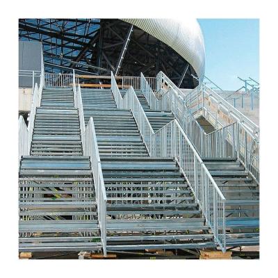 中国 Custom stairs modular straight steel straight wrought iron staircase 販売のため