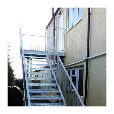 中国 Space saving stairs steel wire outdoor metal staircase 販売のため