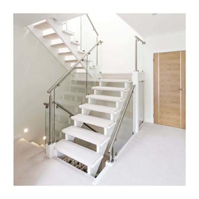 Cina Villa straight folding staircase stairs wood stairs in vendita