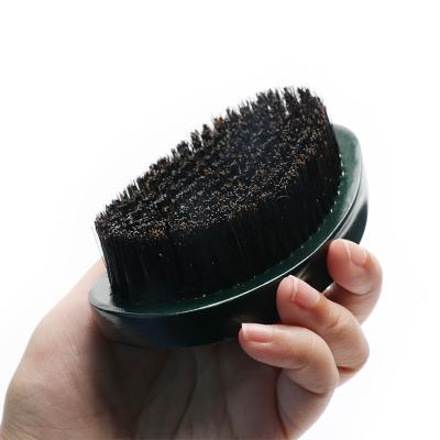 Chine Brasserie à vagues incurvées 360 personnalisées à manche en bois pour brosses de sanglier outil de coiffure pour hommes à vendre