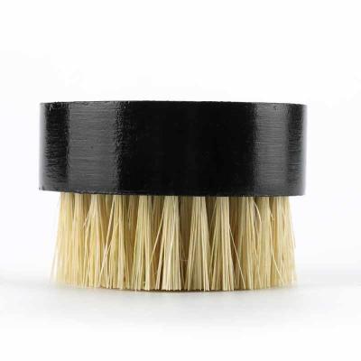 Chine Une brosse à barbe à poils confortables, ronde, noire, moustache et barbe. à vendre