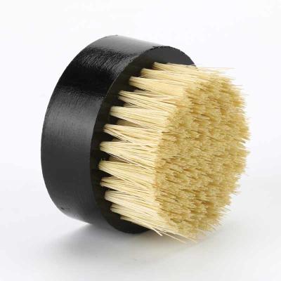 Chine Une brosse à barbe à poils confortables, ronde, noire, moustache et barbe. à vendre