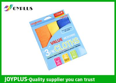 China O pano de limpeza super /Value de 3PK Microfiber ajustado/pano para multifacetado, glass&kitchen à venda