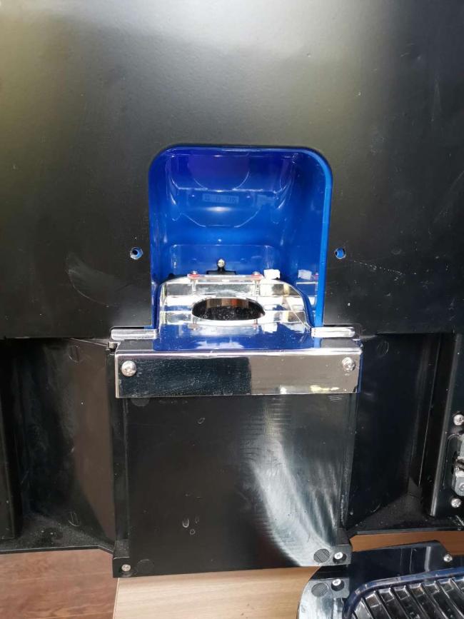 Coffee machine side view