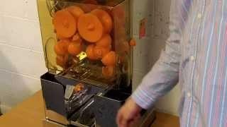 Κίνα Εμπορική πορτοκαλιά μηχανή Juicer καταστημάτων, πορτοκαλί Squeezer αυτόματο Juicer ανοξείδωτου προς πώληση