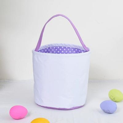 China Anpassbar Sublimation Ostern Leinwand Tote Tasche DIY Druckbare leere Leinwand Tasche zu verkaufen
