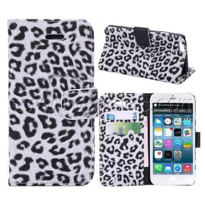 Chine cas en cuir avec le modèle de léopard pour Iphone 6, pour le cas d'Iphone 6, Iphone accessoire 6 à vendre