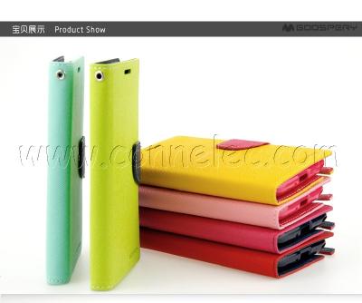 Chine Cas en cuir de couleur double de Goospery pour Iphone 6 (plus), cas en cuir Iphone 6 plus à vendre
