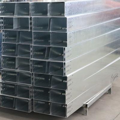 Streamline Powder Coated Perforated Cable Tray / Painted Non Ferrous Cable Tray
