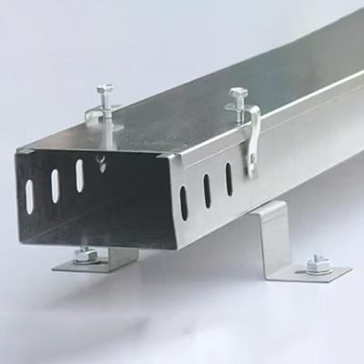 Weatherproof Coating Adjustable Width Cable Tray Depth Of 2 Inches To 8 Inches