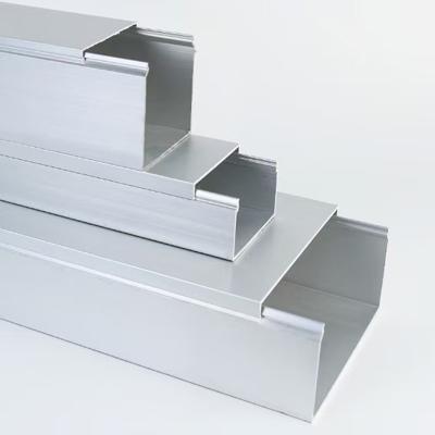 Indoor / Outdoor Aluminum Cable Tray 0.7-3.0umfor Neat And Tidy Cable Management