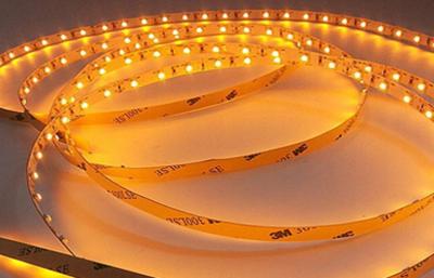 Cina Colore giallo 120pcs/m garanzia della luce di striscia di 3528 SMD LED 3 anni in vendita