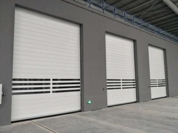 Fast Rolling up and Shutting Door Security Warehouse Door